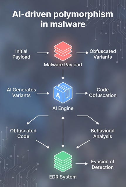 How AI-driven “Polymorphism” allows malware to bypass modern EDR ...