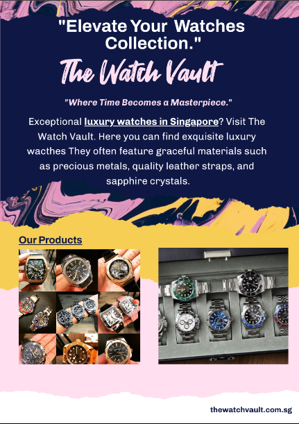 SHOP LUXURY USED WATCHES IN SINGAPORE - The Watch Vault - Medium