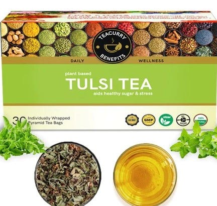 Teacurry Tusi Tea. Teacurry Tulsi Tea: A Natural Path to… | by Simaran ...