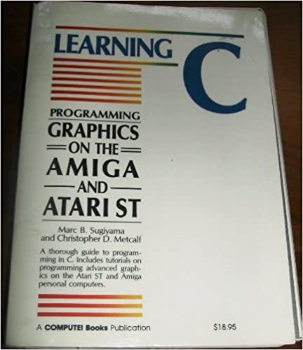 Download [PDF] Learning C: Programming Graphics on the Amiga and Atari st Pre Order | by Colt ...