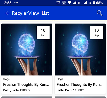 How to used Recycler View with Swipe Refresh in AndroidX | by Codeplayon | Medium