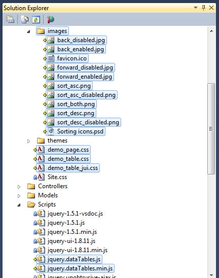 A Web Recipe: Building a better grid using the jquery DataTables plugin ...