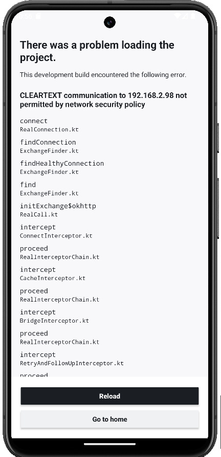How to Enable Cleartext Traffic for Metro Bundler on Android 9.0 (API level 28) for React Native ...