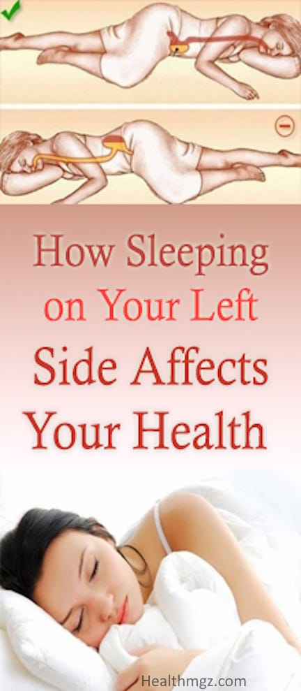 How Sleeping on Your Left Side Affects Your Health - harveycliniccare3 ...