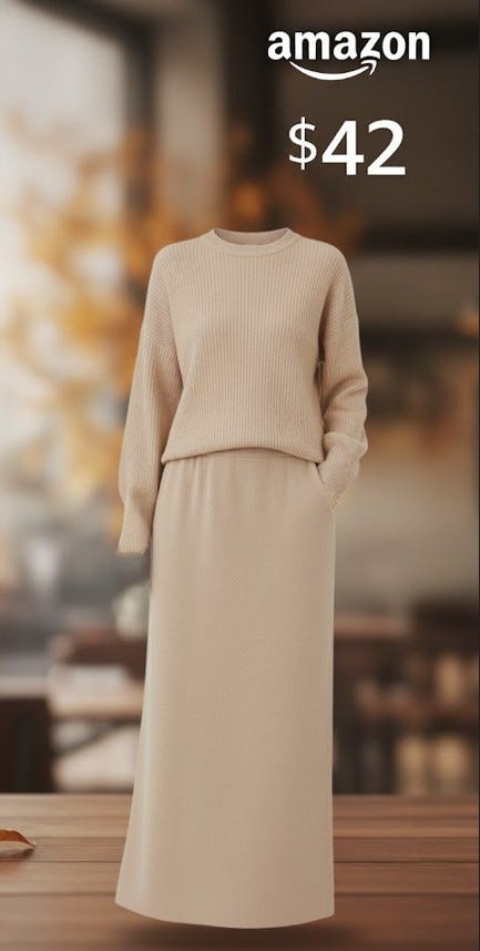 Effortless Beige Elegance — The Knit Set You’ll Fall In Love With | by ...