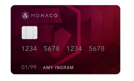 Mulainya Monaco VISA® Card ICO. Monaco VISA® Card berada di belakang ...