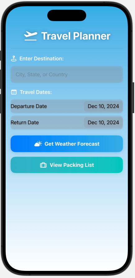 Travel Planner App. An app enabling users to track items… | by Taylor ...