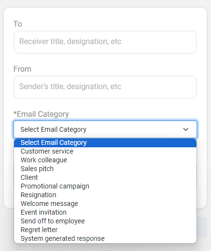 Instaoffyz ready-made forms make it easier to use AI e-mail writing assistants at home and work ...