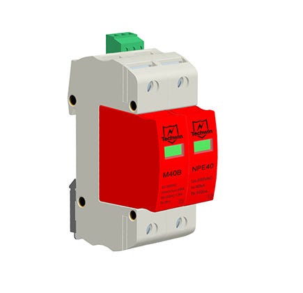 Type 2/Class C protection DIN-rail Pluggable AC surge protector | by ...