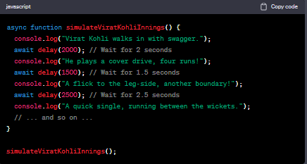 Elevating Your Cricket Application with Promisified Delays in JavaScript: A Guide Inspired by ...