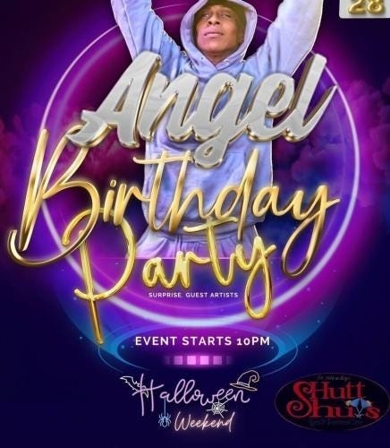 Angel Halloween birthday Party - Michelle Newyork - Medium