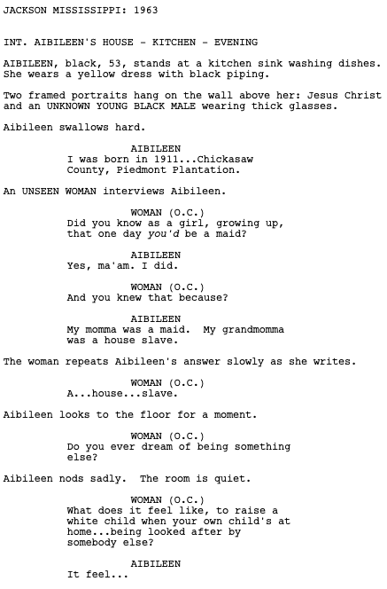 Page One: “The Help” (2011) - Go Into The Story