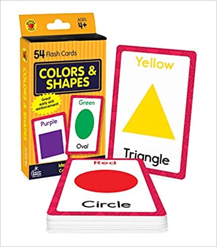 popular books Carson Dellosa Colors and Shapes Flash Cards — Double ...