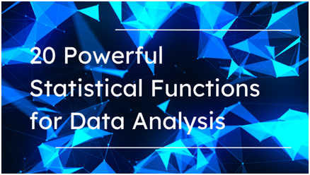 20 Powerful Statistical Functions for Data Analysis 📊 | by jawad ahmad ...