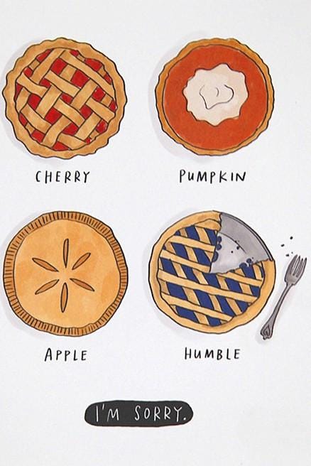 The importance of humility in integrity, a slice of humble pie. | by ...