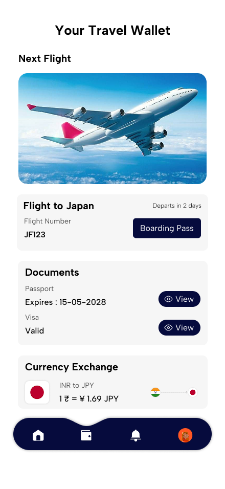 ️ Redesigning a Smart Travel Wallet Using UX Laws — A Day 1 Challenge ...