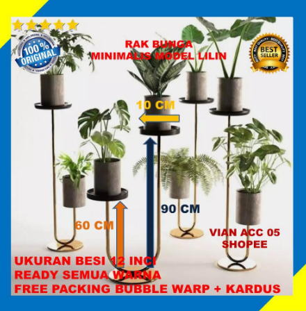 GOKIL ABIS!! CALL 081328680537, Rak Tanaman Aesthetic, Rak Tanaman Anti ...