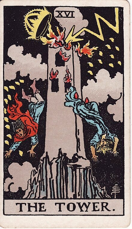 Tarot Profile — XVI. The Tower. The Tower is one of the richest cards ...