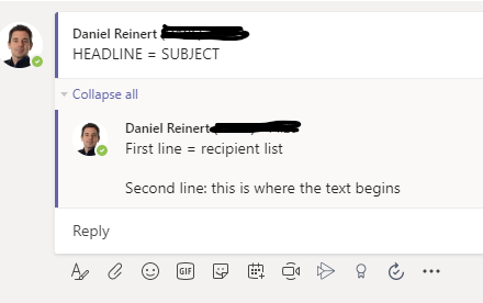 Microsoft TEAMS — how to use Posts | by Daniel Reinert | Medium