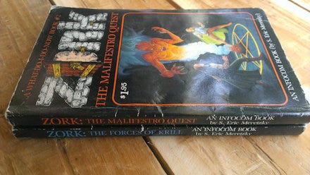 ZORK — 80s interactive fiction books | by Gijs Bakker | Medium