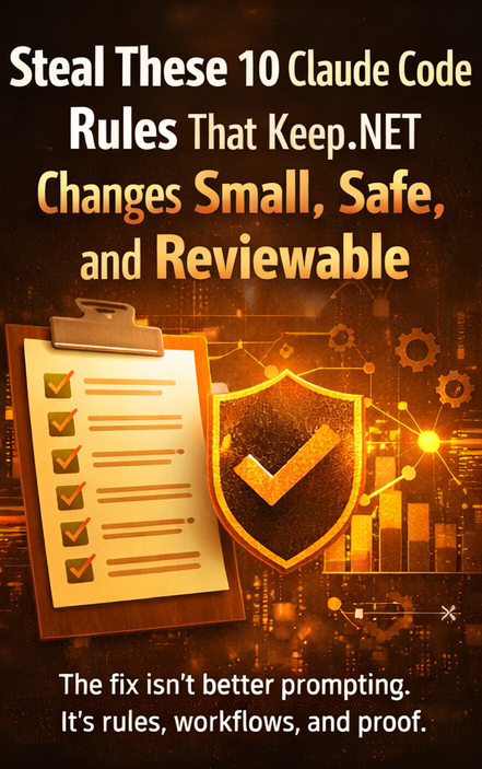 Steal These 10 Claude Code Rules That Keep .NET Changes Small, Safe ...
