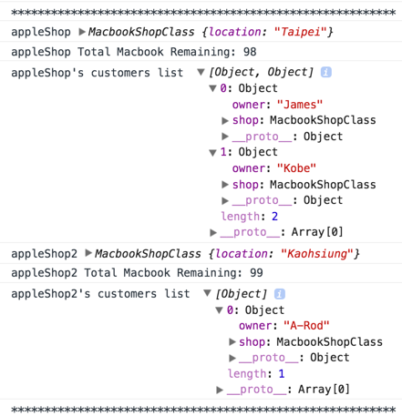 Javascript OOP Privacy levels. private members: Members that cannot be ...