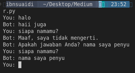 ChatBot Dengan Python. Saya menemukan salah satu sumber video… | by ...