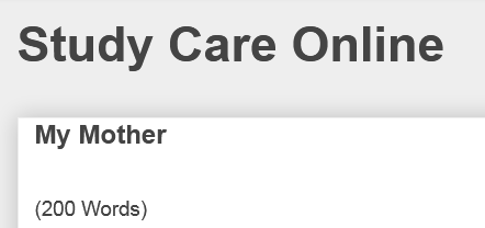 Paragraph: My Mother - Education Blog for Learning - Medium