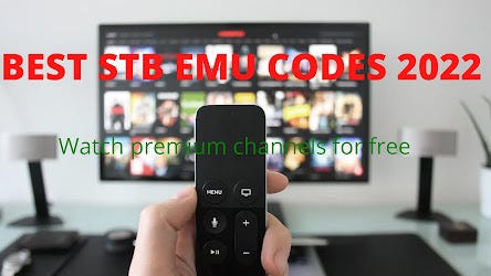 BEST STB EMU CODES 2022 | WATCH LIVE TV, MOVIES AND SERIES FOR FREE ...