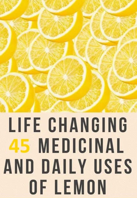 Life Changing 45 Medicinal and Daily Uses of Lemon - Emily Blunt - Medium