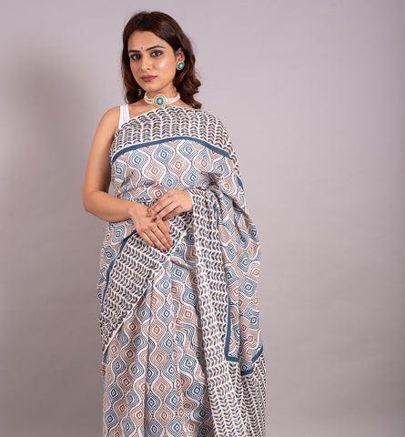 WHAT IS HAND BLOCK PRINTED SAREE ? | by Chotacheta | May, 2023 | Medium