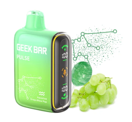 Grape Blow Pop Geek Bar Pulse 15000 Puffs Disposable Vape - Richard ...