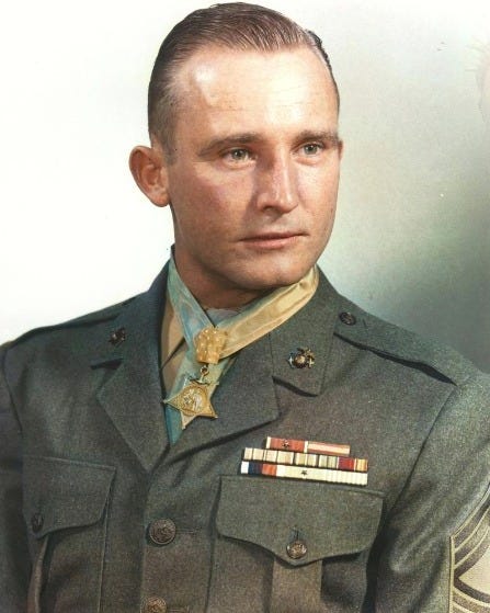 Honoring the “Outstanding Courage” of US Marine Chief Warrant Officer ...