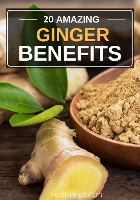 20 Health Benefits of Ginger You Simply Won’t Believe - Emily Blunt ...