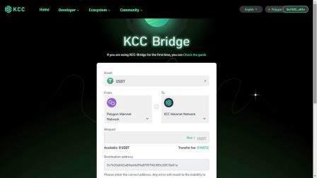 Como usar o KCC Bridge para transferir tokens da Polygon Network para a KuCoin Community Chain ...