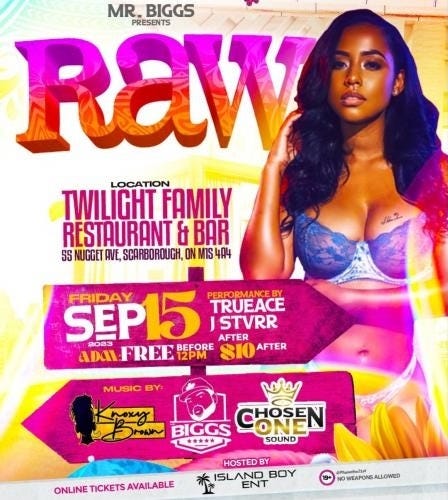 RAW Pop Up Party - Harry Ajax - Medium