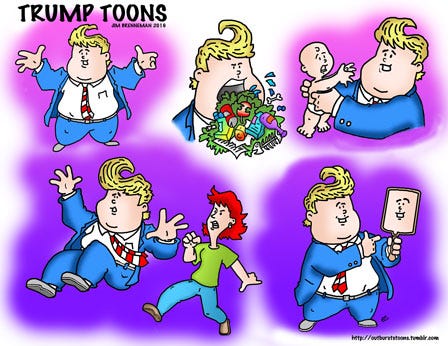 TRUMP TOONS. In the past Cartoon Characters like… | by Jim Brenneman ...