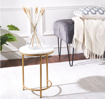 Elevate Your Living Room with the Timeless Charm of White Round Side ...