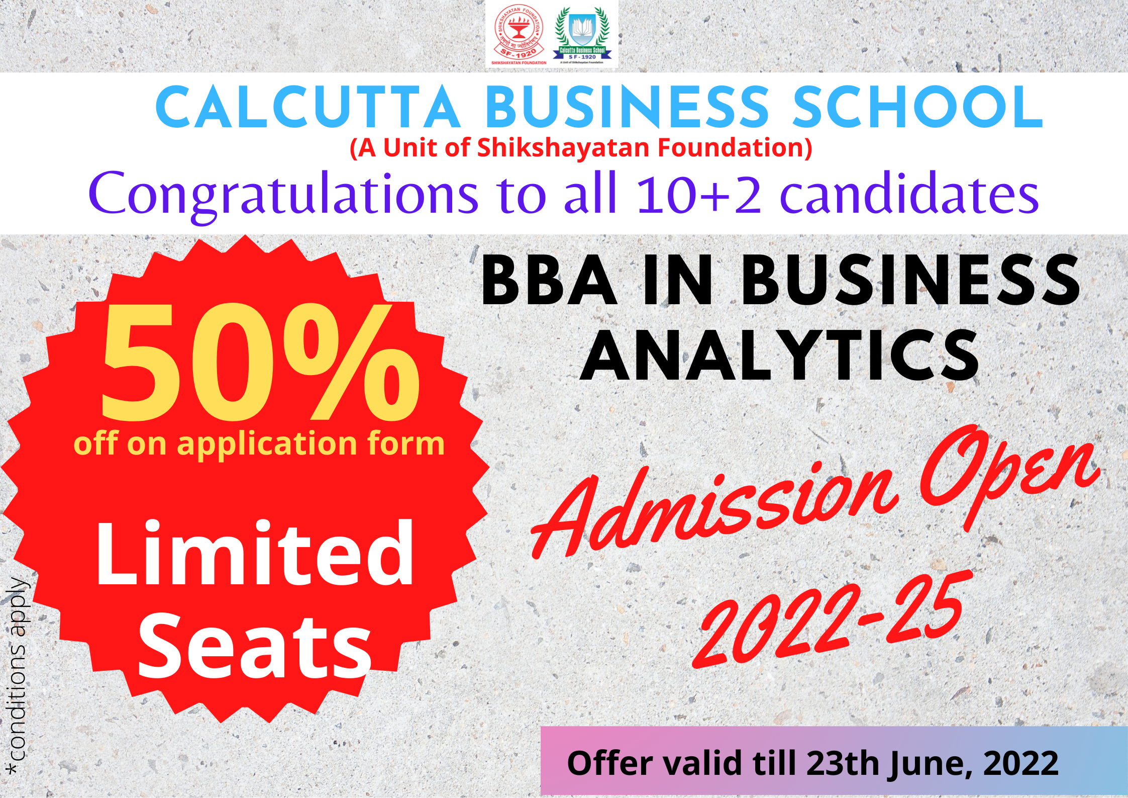 Hurry Limited Seats