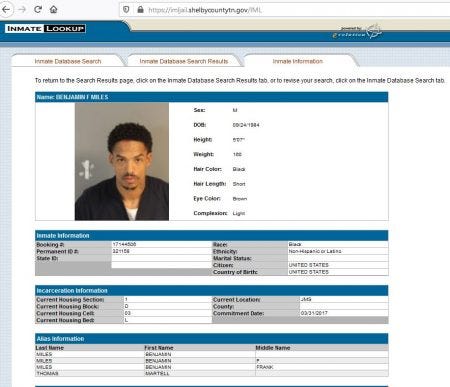 Tennessee: Shelby County Inmate Says He is “Thorn in Side” of Judicial System | by The Post ...