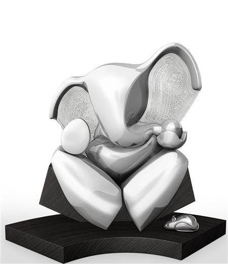 Electroformed Silver Plated Ganesha Idol | by Jessica Chauhan | Medium