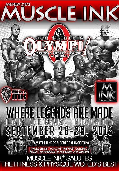 Andrew Oye’s Pro-Muscle Report: IFBB Pro League Olympia Weekend: Where ...