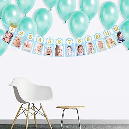 Cherish Every Milestone with Our Baby Monthly Countdown Photo Banner ...