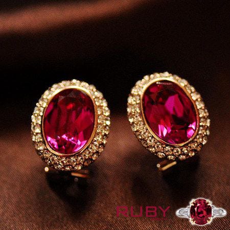 Beautiful ruby gemstone earrings. Make your new year more special by… | by Rubygemstone | Medium