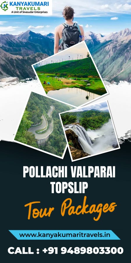 Pollachi valparai topslip tour package | by Kanyakumari Travels | Medium