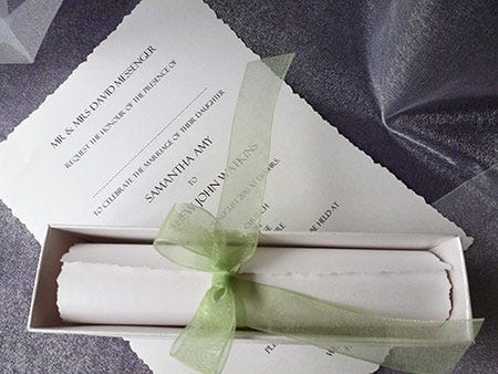 Scroll Wedding Invitations: The Style Of Ancient Wedding | by sujata ...