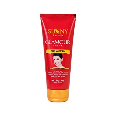 Sunny Glamour Cream Enriched With Aloe Vera To Moisturize, Lightens ...