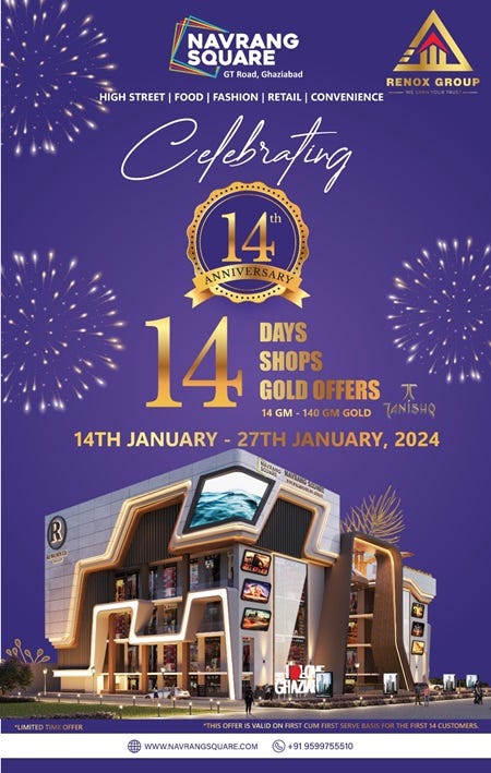 Invest in Prime Retail Spaces at Navrang Square Mall, Ghaziabad ...