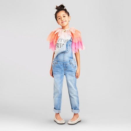 Girls’ Colorful Caplet Outfit. Girls’ Tiered Tulle Cape Cat & Jack ...