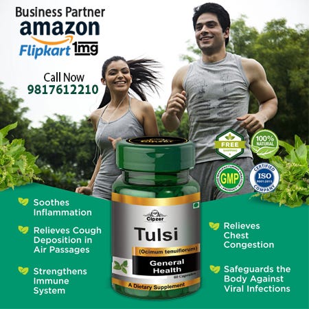 Tulsi capsule can treat the common cold, help soothe your throat, and ...